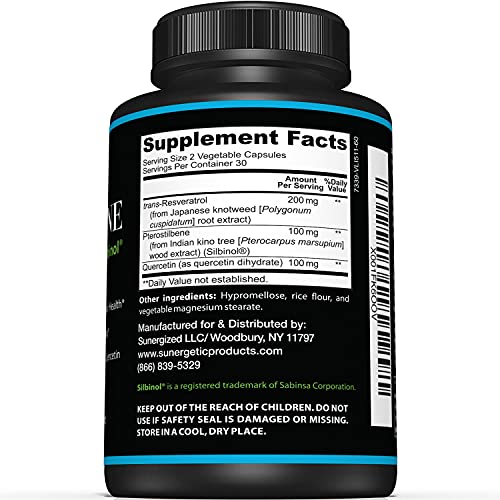 100 mg Pterostilbene capsules for health