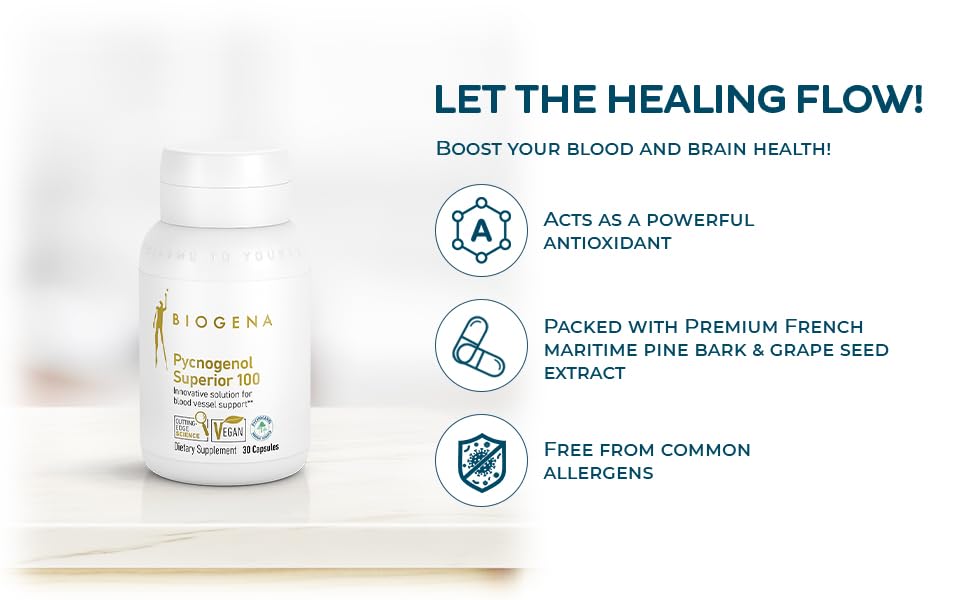 100 mg Pycnogenol for immune support