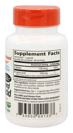 100 mg R-Lipoic Acid supplement