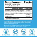 100 mg resveratrol for wellness