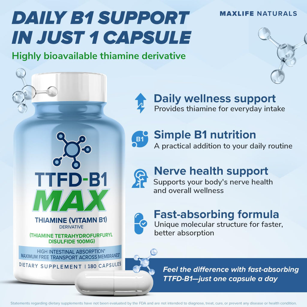 100 mg Thiamine B1 for energy