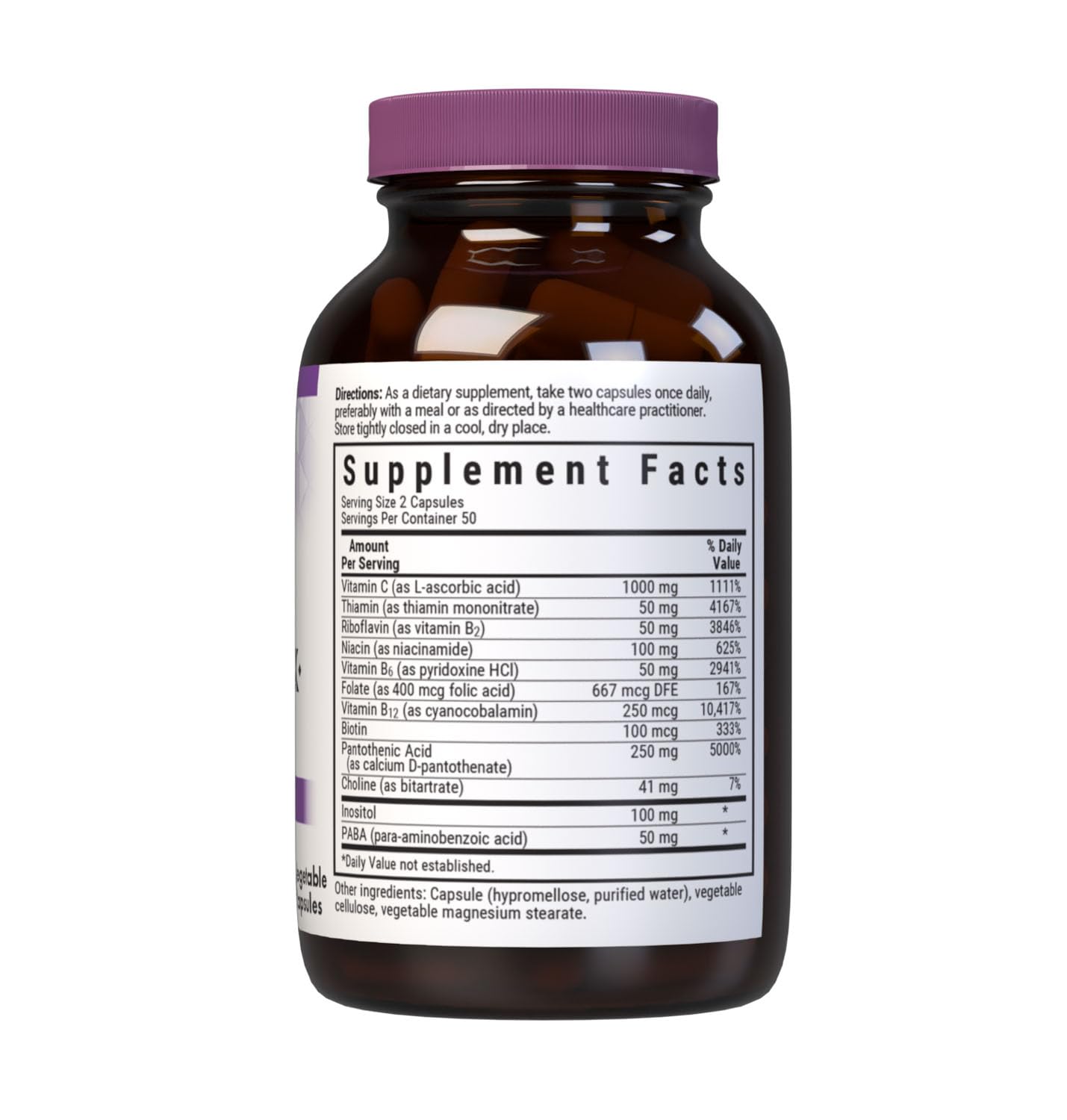 100 mg vitamin b complex supplement
