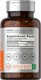 100 mg Vitamin B2 for healthy skin