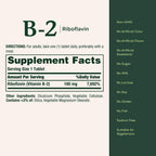 100 mg Vitamin B2 for vitality