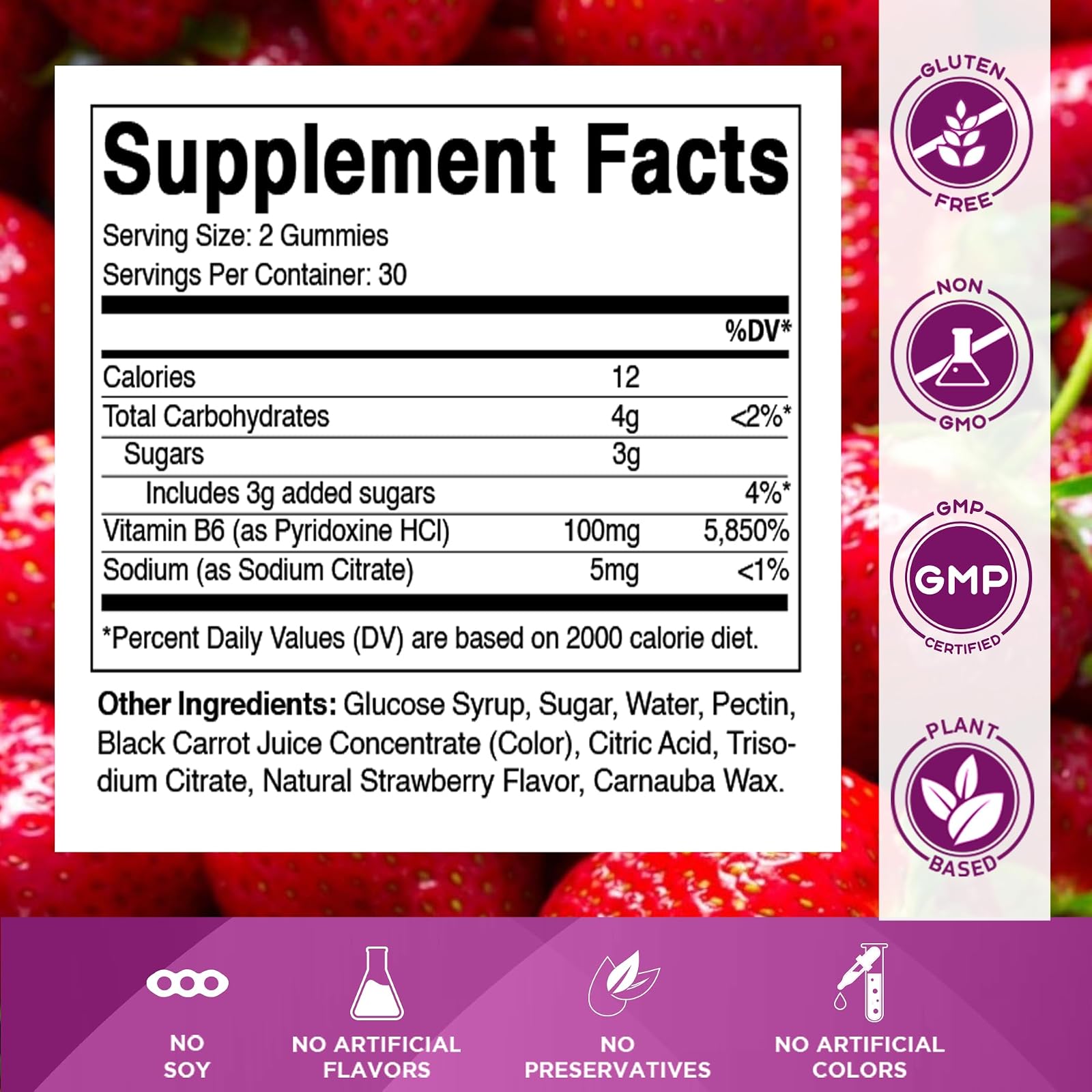 100 mg Vitamin B6 for energy