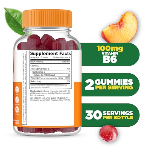 100 mg Vitamin B6 for energy