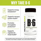 100 mg Vitamin B6 for energy