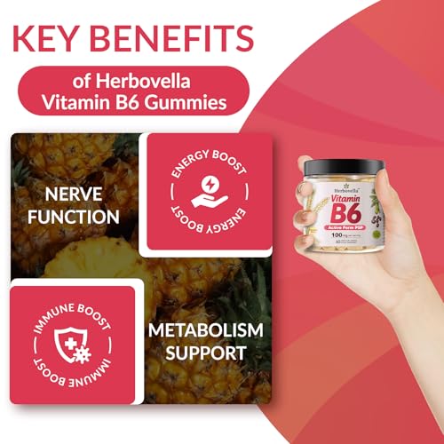 100 mg Vitamin B6 gummies for mood support