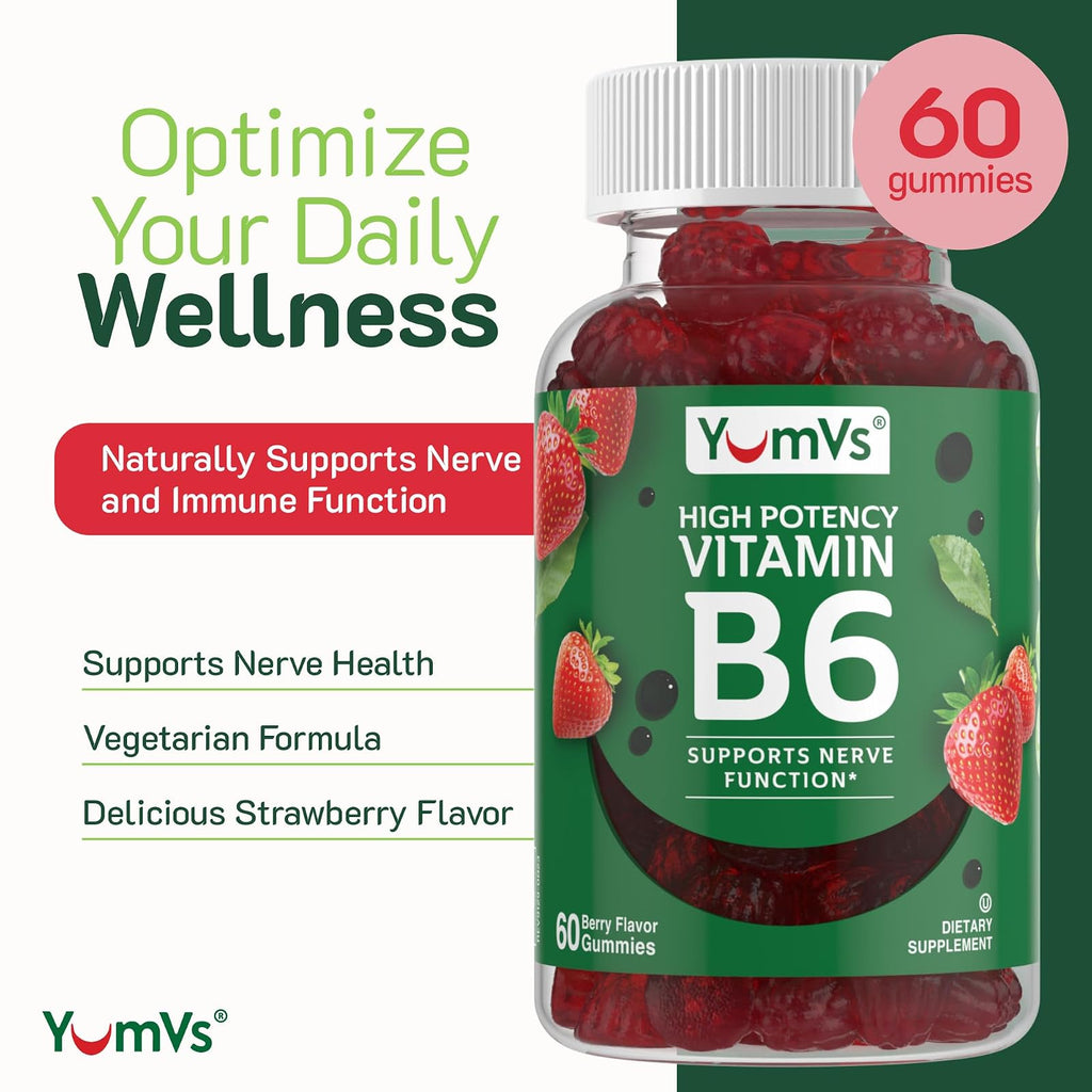 100 mg Vitamin B6 gummy supplements