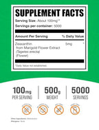 100 mg zeaxanthin powder for vision support