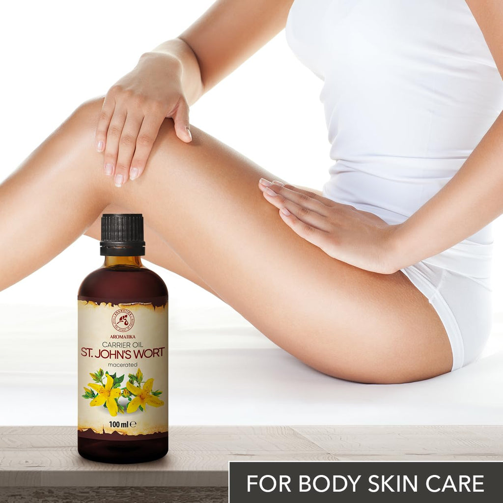 100 ml St John's Wort oil bottle