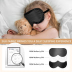 100% mulberry silk eye mask comfort