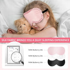 100% mulberry silk eye mask comfort