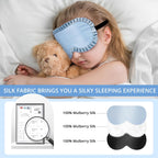 100% mulberry silk eye mask for kids