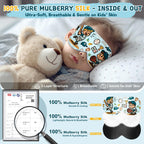 100% mulberry silk eye mask