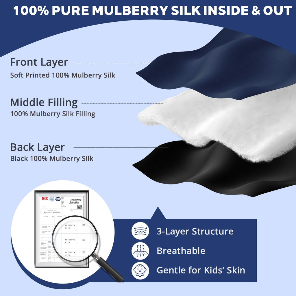 100% mulberry silk eye mask