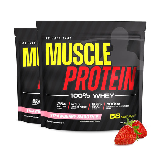 100% Muscle whey protein powder bulk