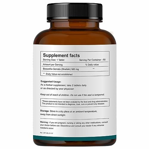 100% natural boswellia serrata capsules