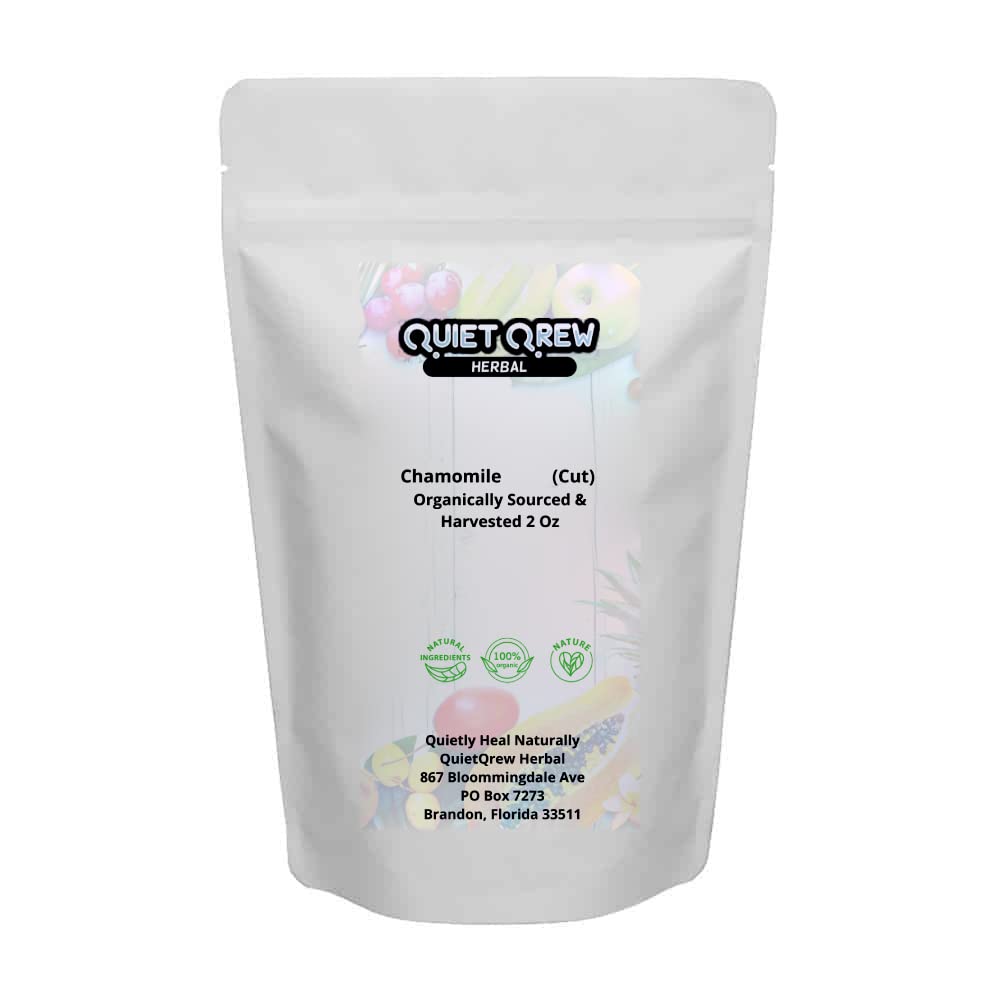100% natural chamomile cut herb