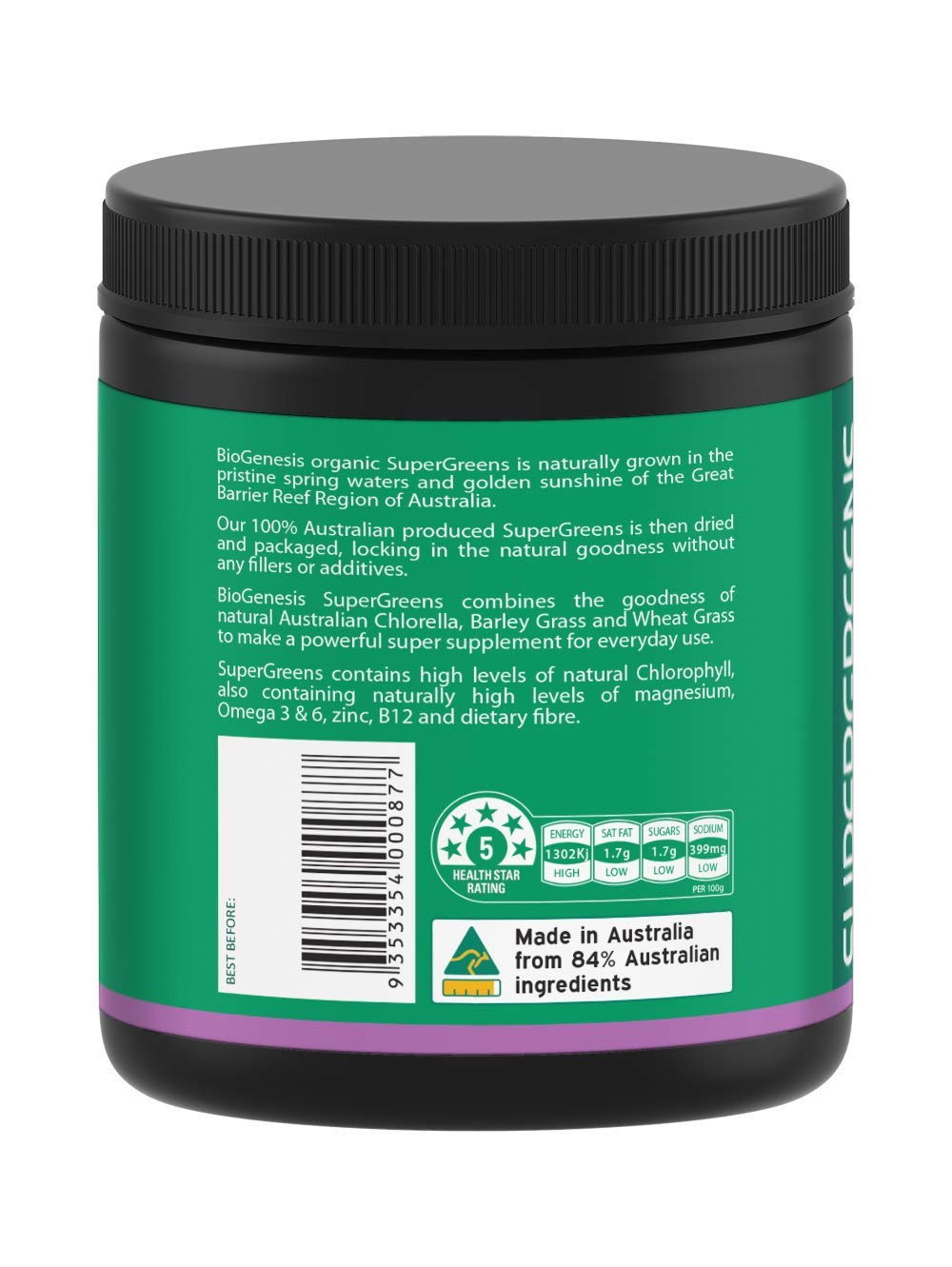 100% natural chlorella blend