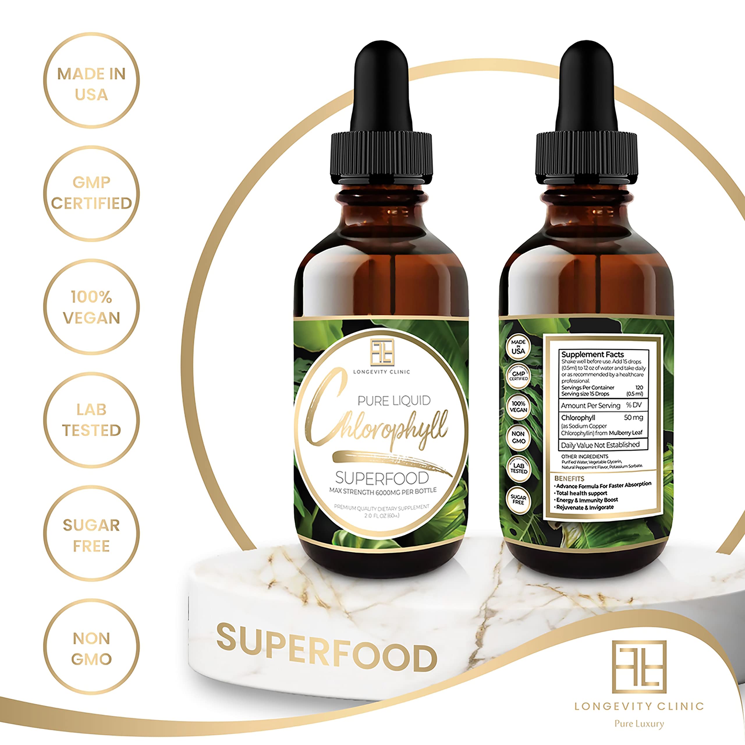 100% natural chlorophyll supplement