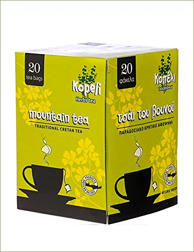 100% natural Cretan mountain tea bags
