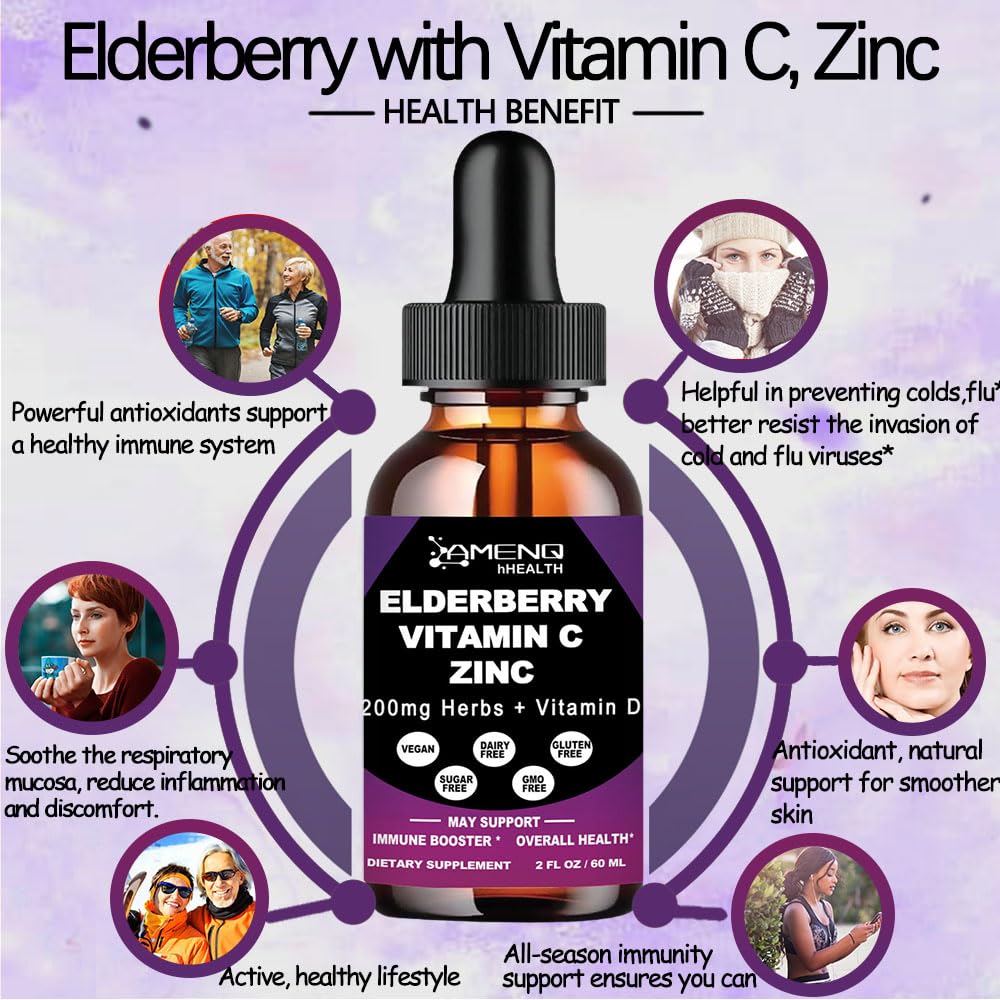 100% natural elderberry immune support