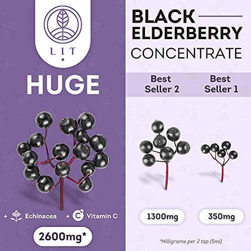 100% natural elderberry syrup with vitamin C