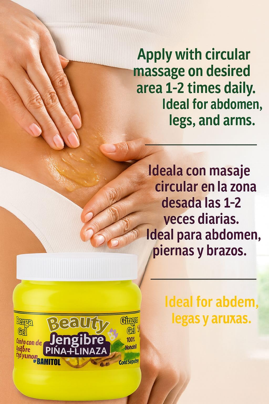 100% natural ginger gel benefits