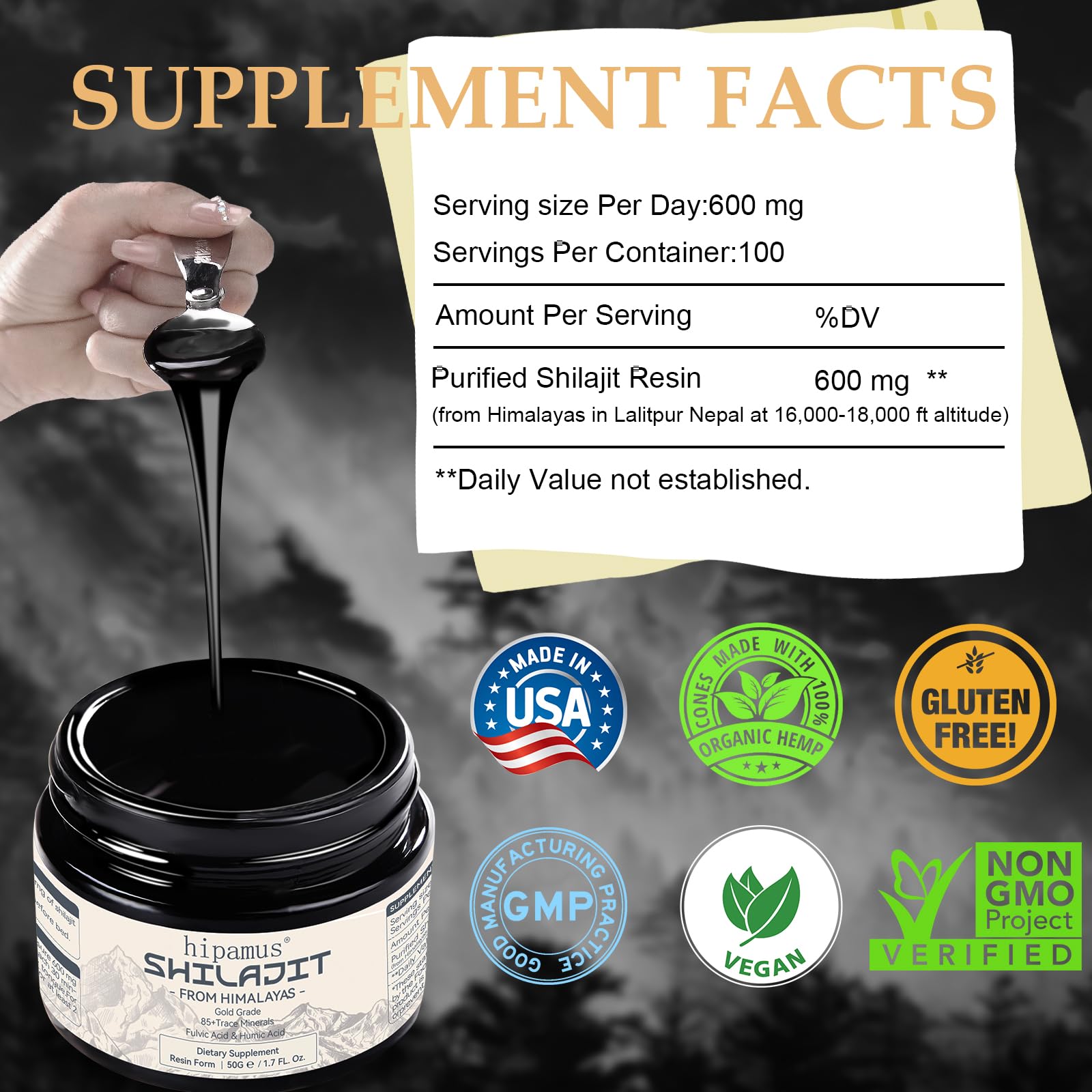100% natural gold grade supplement