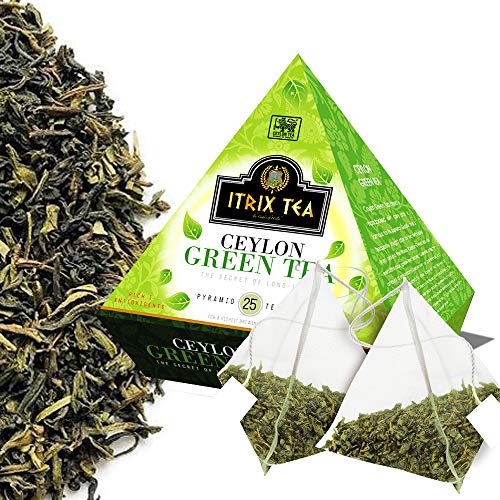100% natural green tea bags