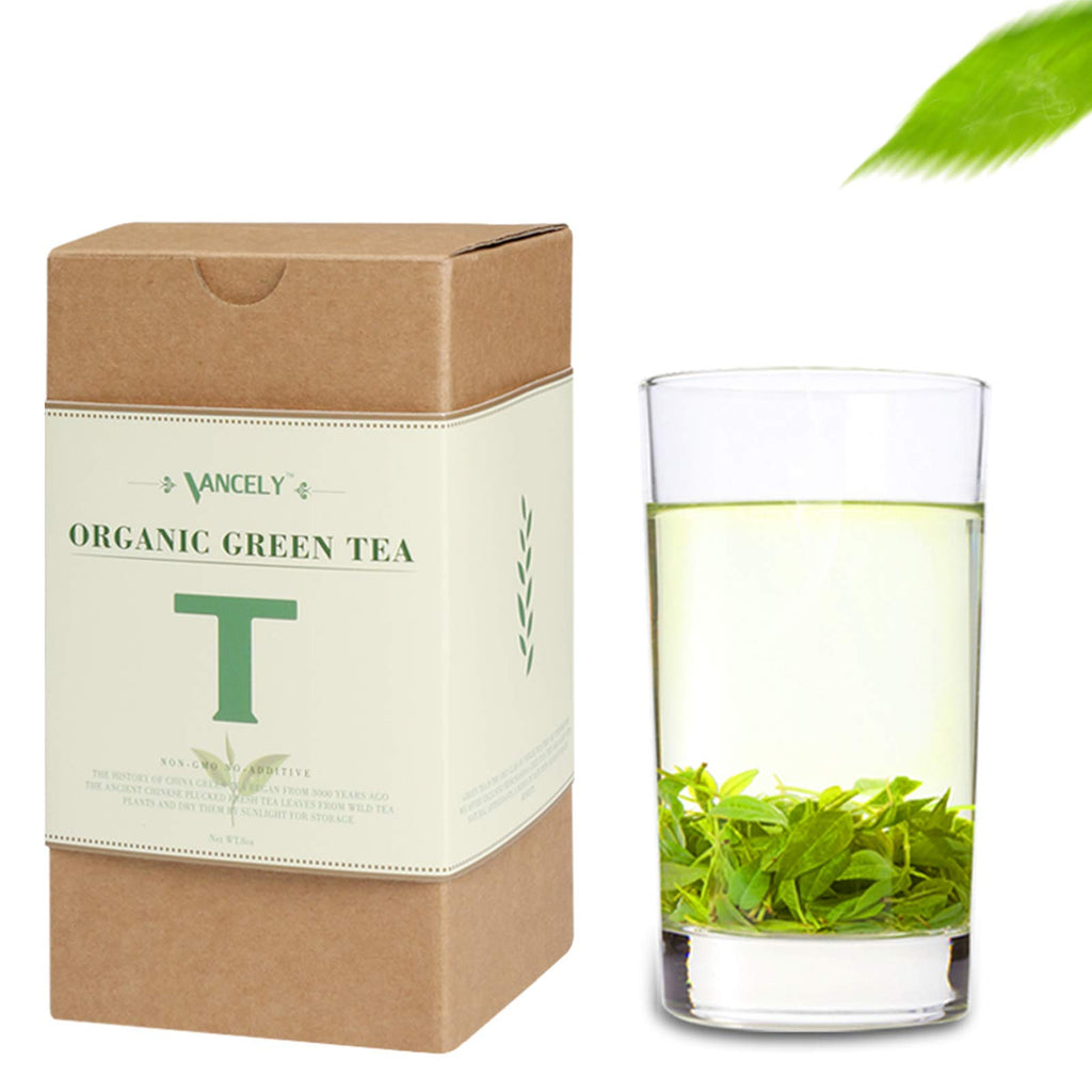 100% natural green tea loose leaf