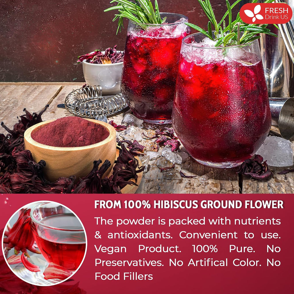 100% natural hibiscus powder