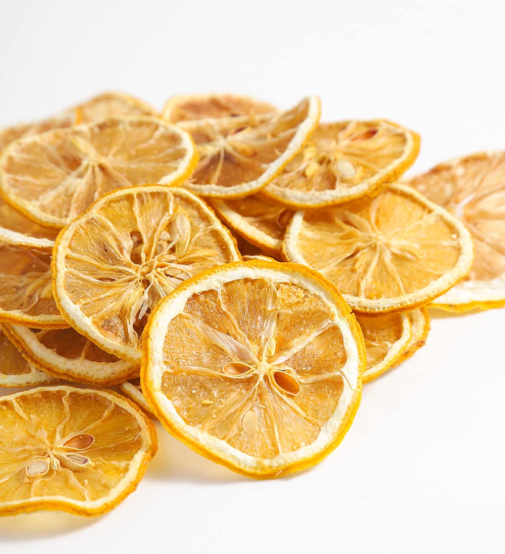 100% natural lemon slices for dandelion tea