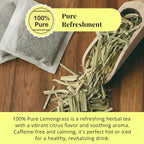 100% natural lemongrass tea