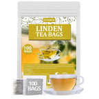 100% natural linden tea bags