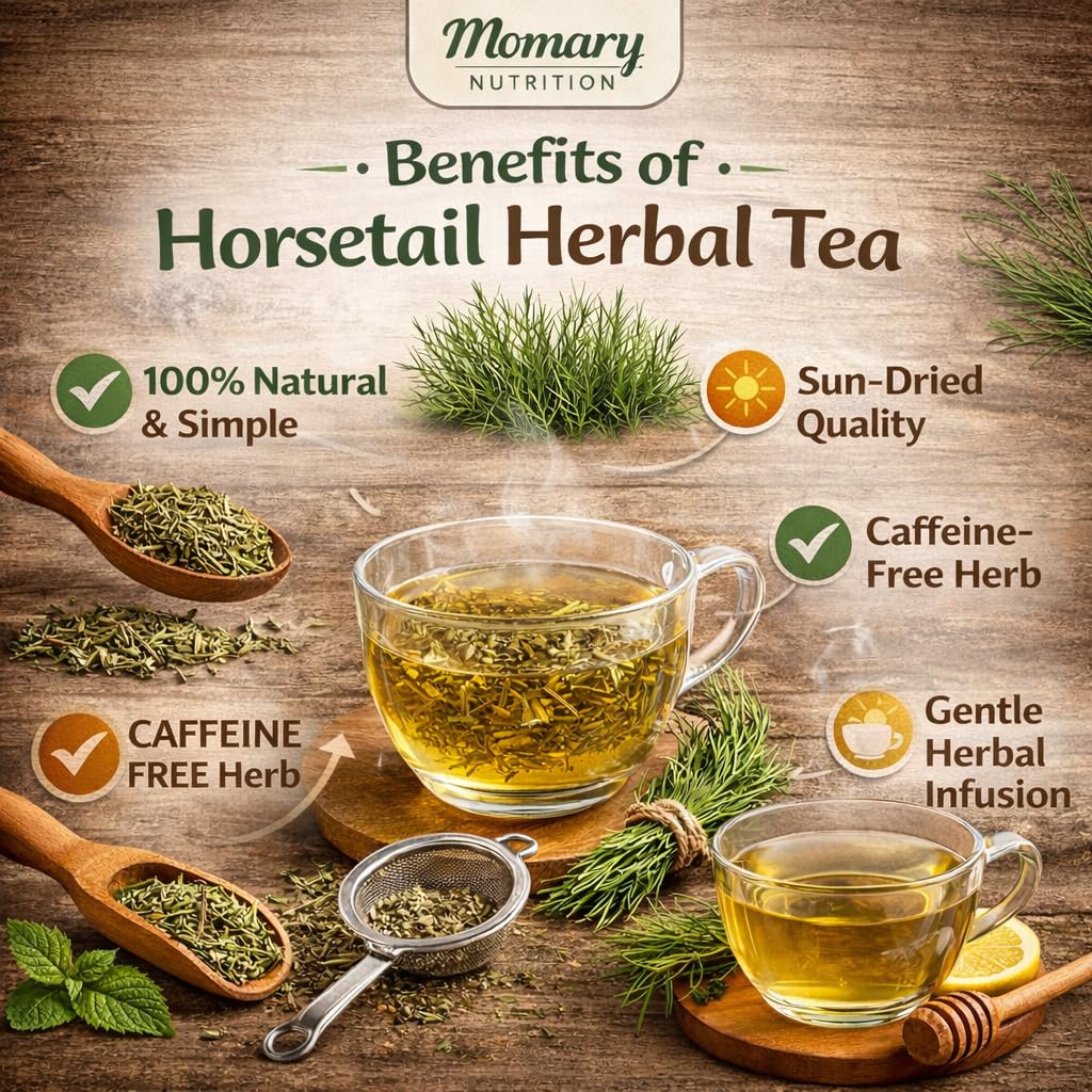 100% natural loose leaf horsetail tea