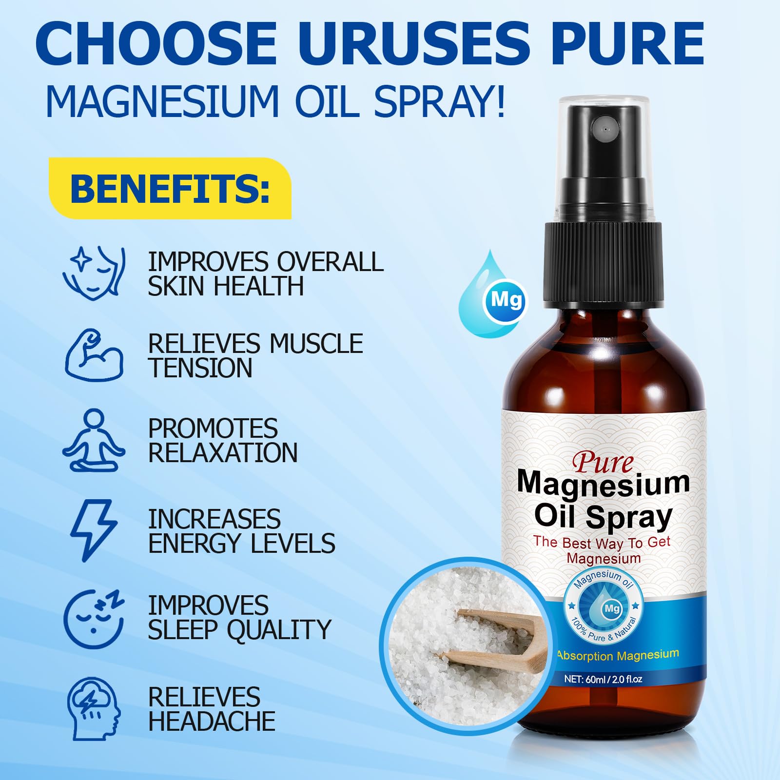 100% natural magnesium for feet