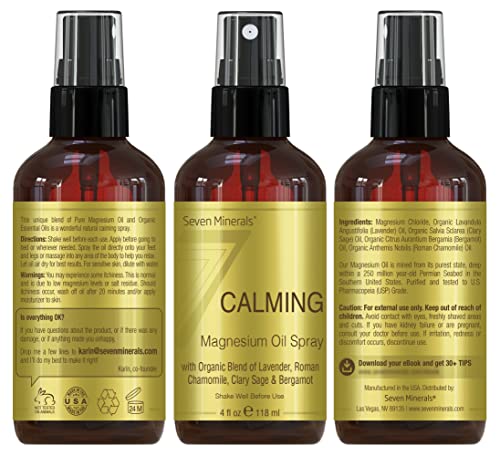 100% natural magnesium spray for wellness