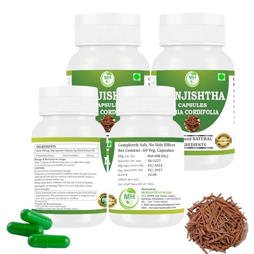 100% natural manjishtha health benefits