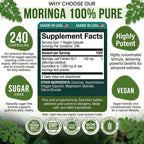 100% natural moringa supplement benefits