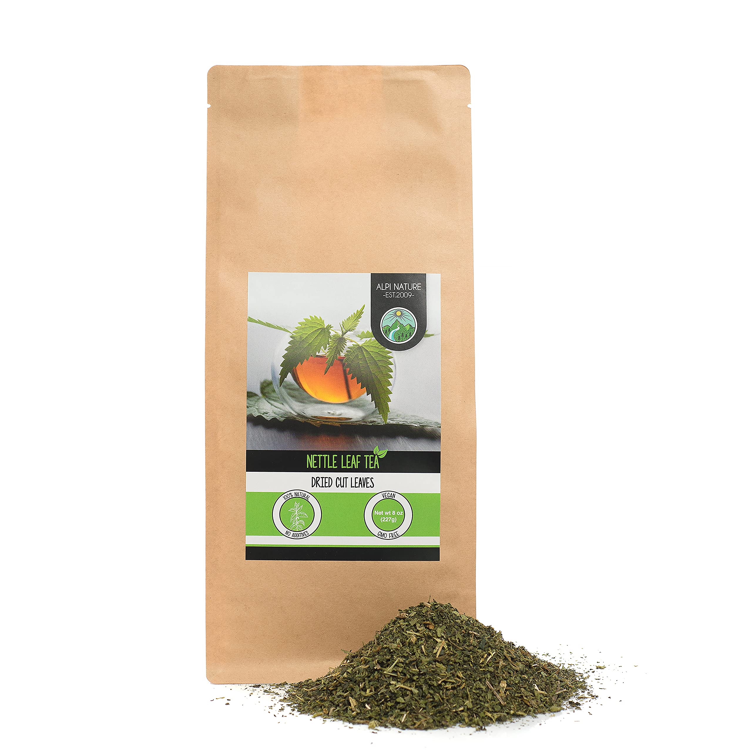 100% natural nettle infusion tea