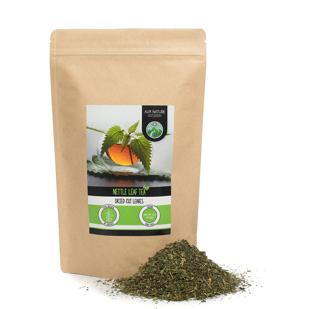 100% natural nettle tea infusion