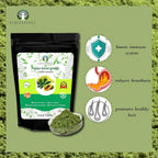 100% natural papaya leaf powder
