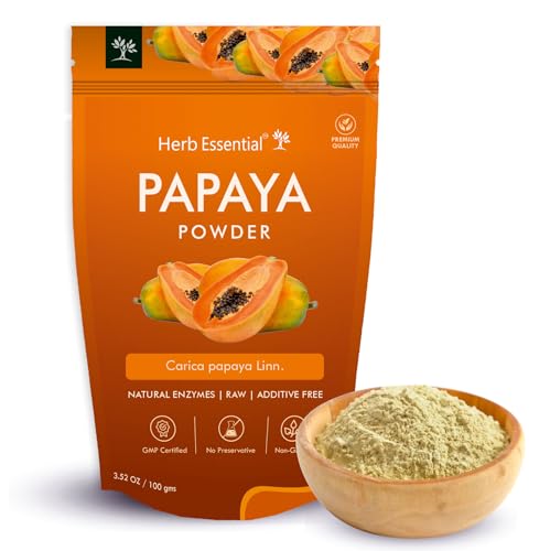 100% natural papaya leaf supplement