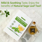 100% natural sage tea bags