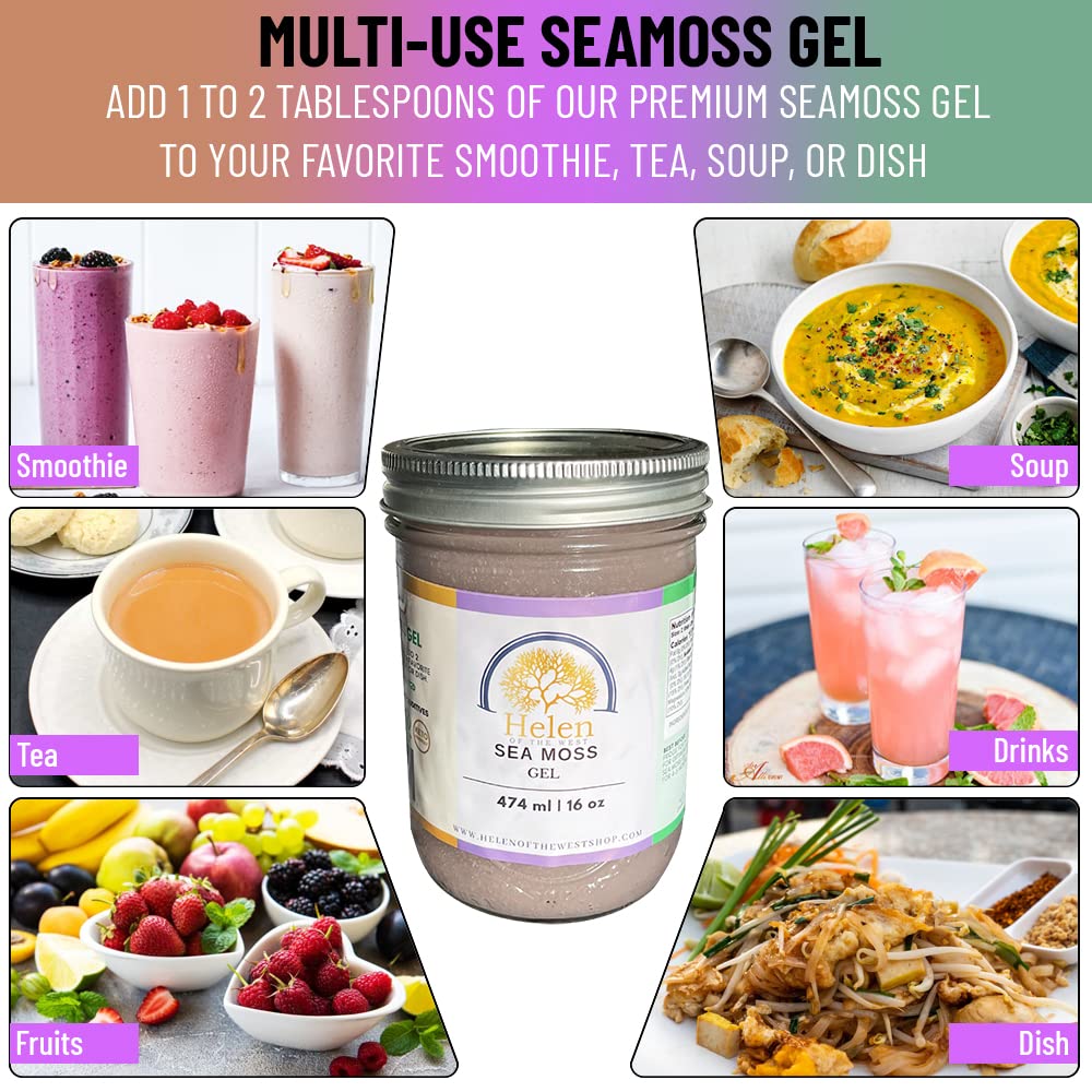 100% natural sea moss gel