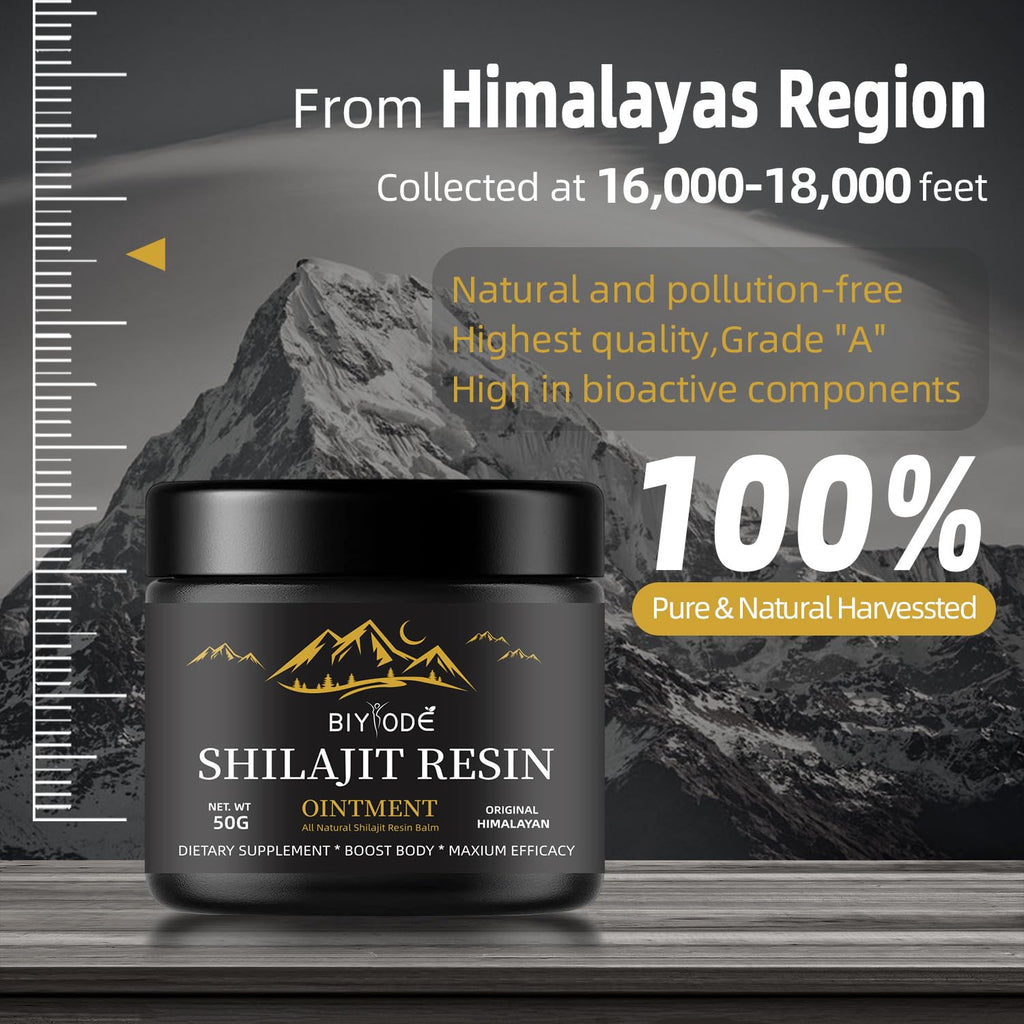 100% natural Shilajit supplement
