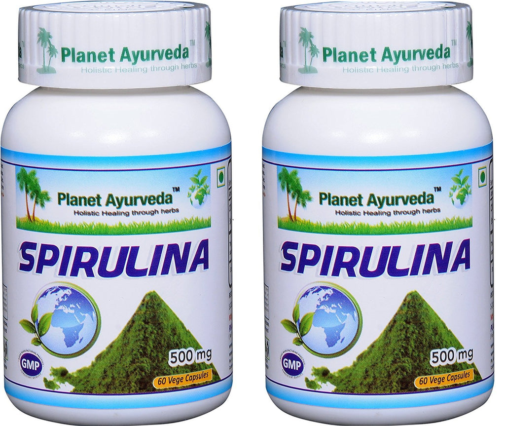 100% natural spirulina supplement
