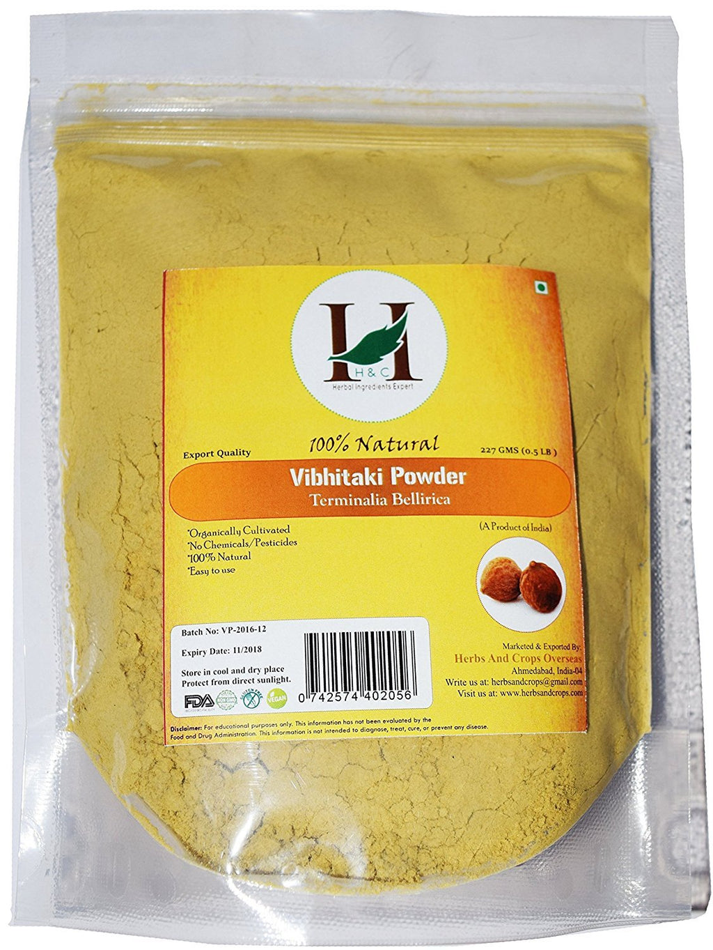 100% natural triphala powder benefits